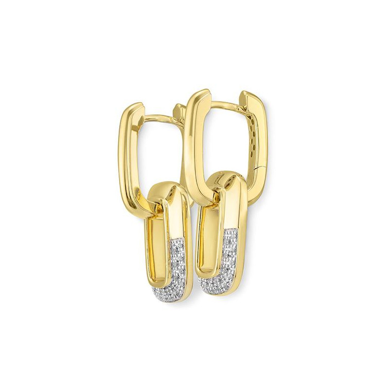 OHRSCHMUCK - BRILL. 0,253 Ct. H/si